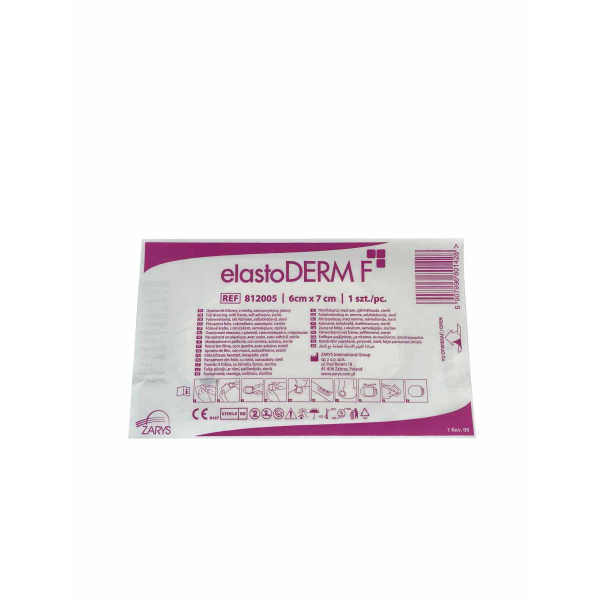 Plaster ElastoDerm F - 6 x 7cm - - - Ambulans Literatura i sprzęt