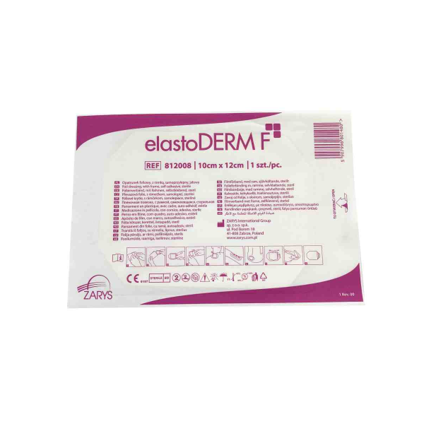 Plaster ElastoDerm F - 10 x 12cm - - - Ambulans Literatura i sprzęt